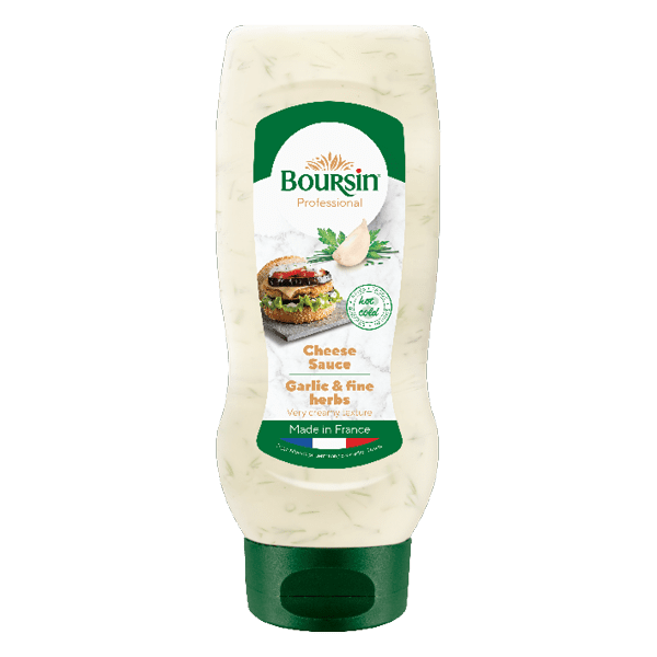 Boursin® Professional Squeeze Garlic & Fine Herbs Cheese sauce 770 g ...