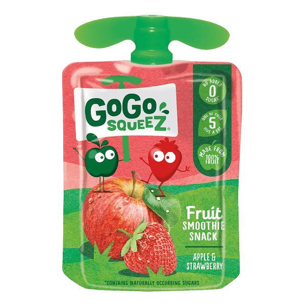 GoGo squeeZ® Apple Strawberry Fruit Snack - Bel Foodservice | Global