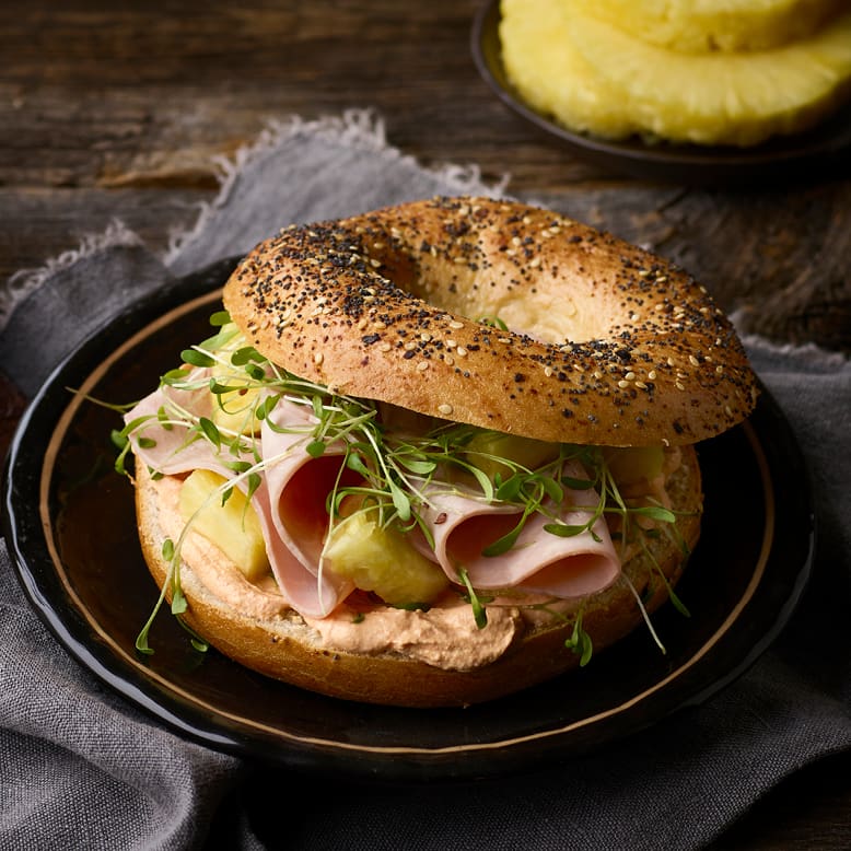 Bagel with pineapple - Bel Foodservice | Global